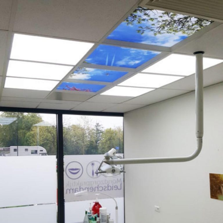 Skylight photo led panels in your dental clinic - Dentled com